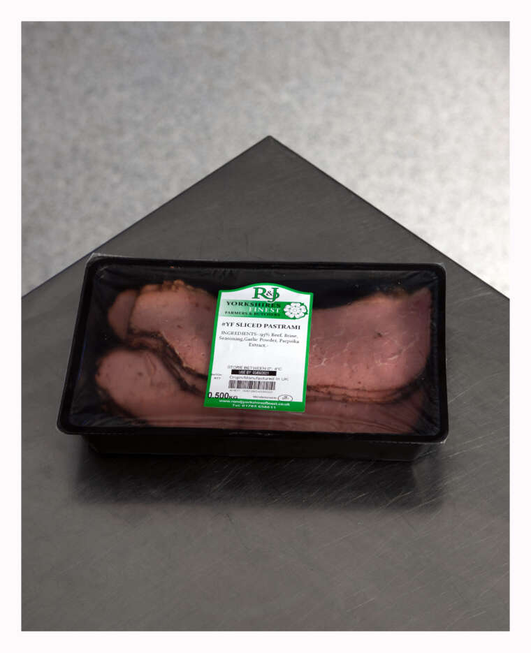 Sliced Pastrami | Online Butchers | R&J Yorkshire's Finest